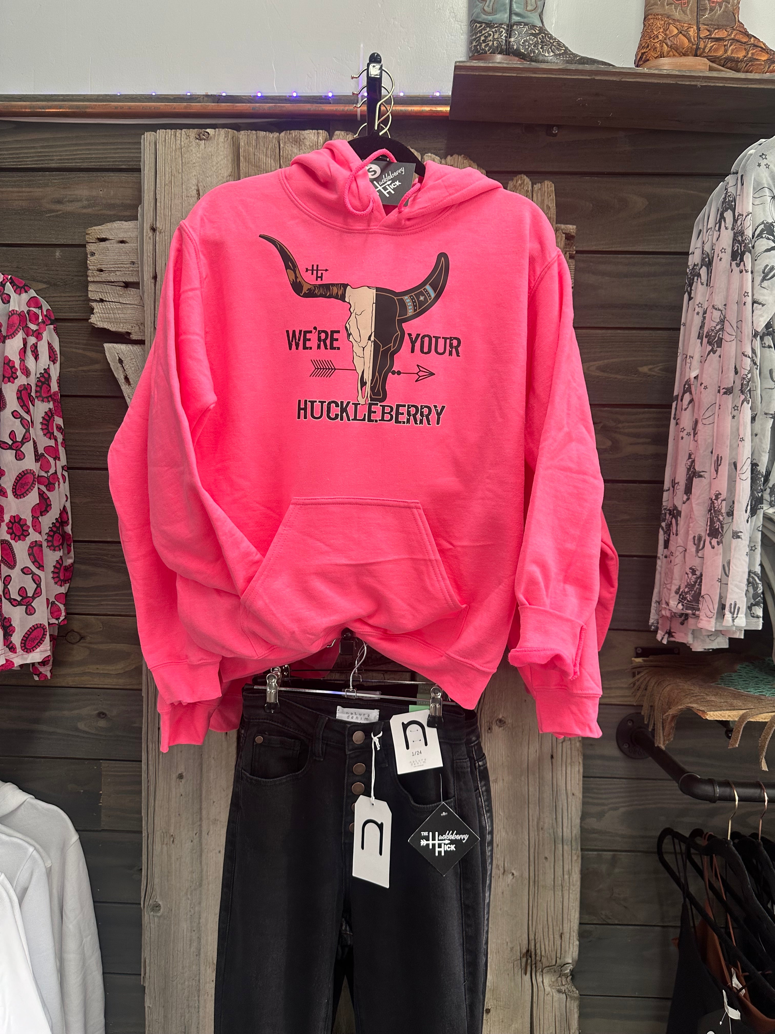 Huckle Logo Hoodie (multiple colors) – The Huckleberry Hick